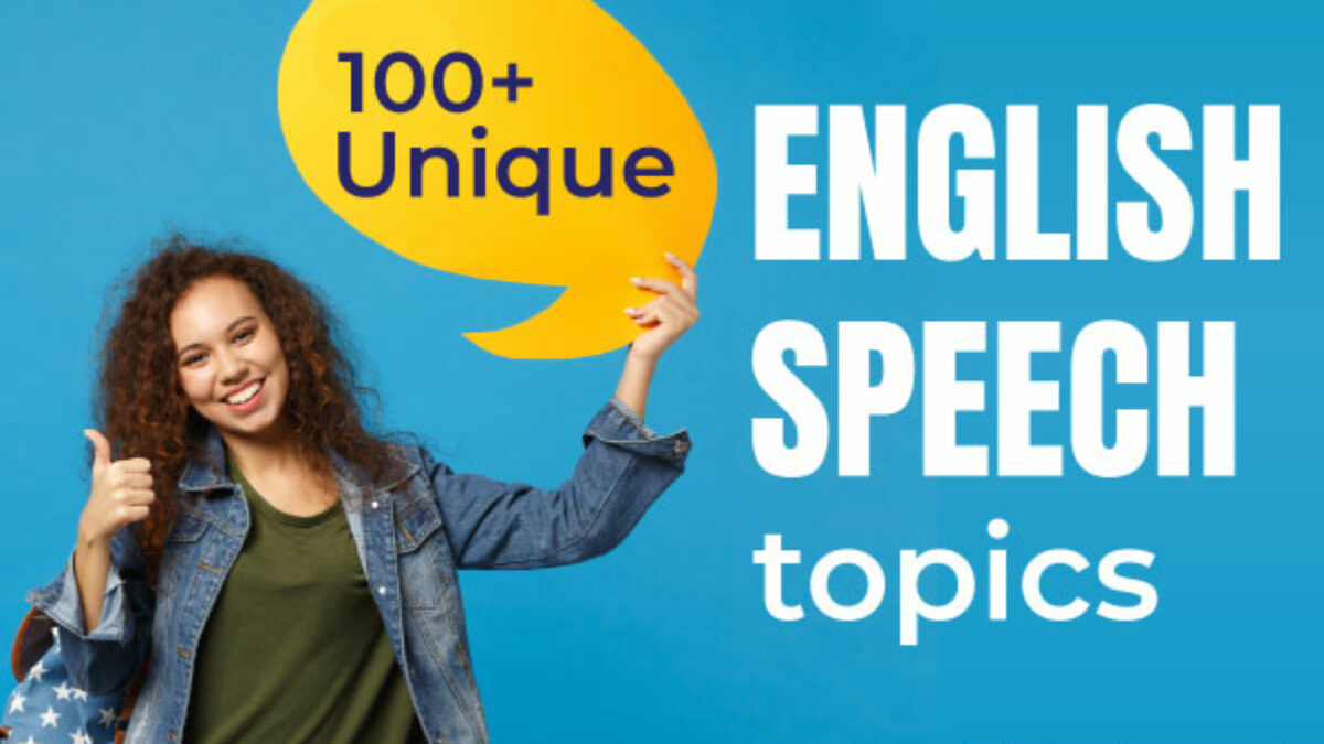 Prepared Speech For High School