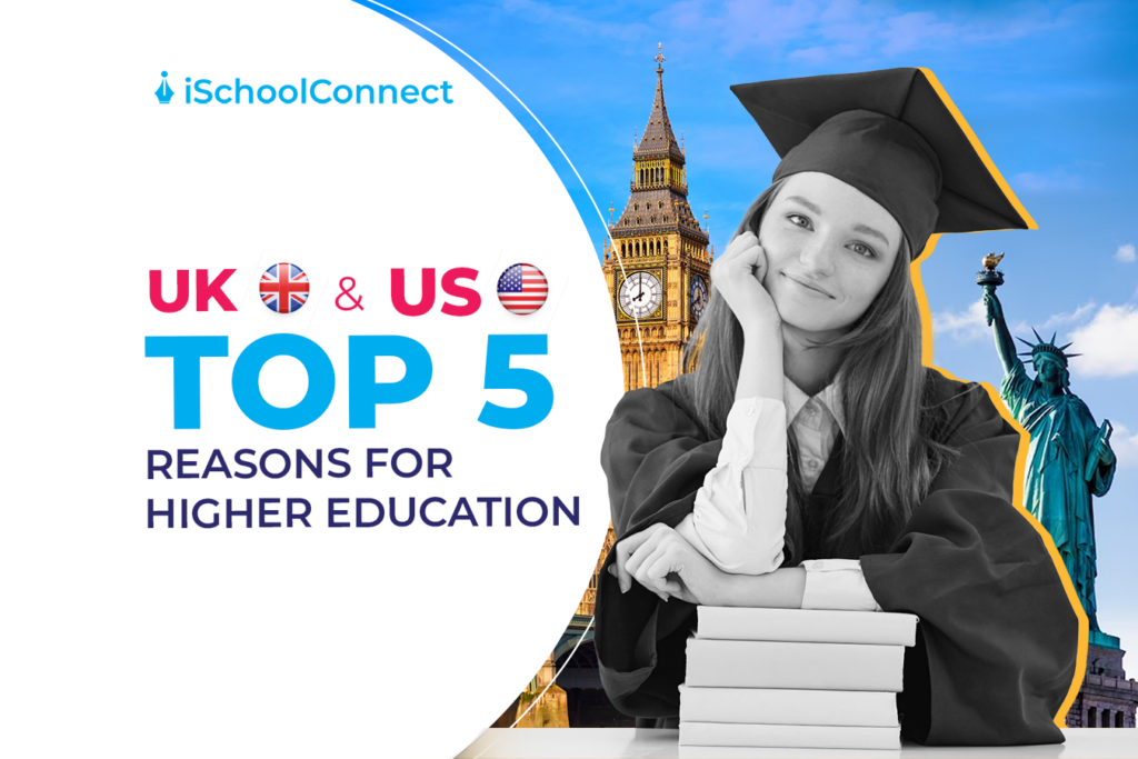 Higher education in the UK and US | Top 5 compelling reasons